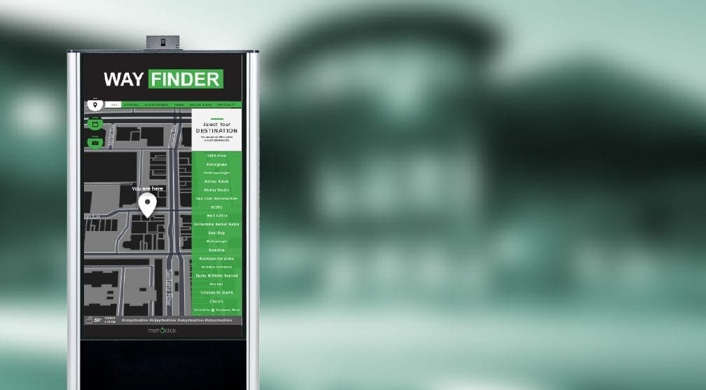 Navigate with MetroClick Wayfinding Software | Digital Wayfinder Kiosk Software