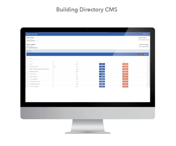 Interactive & Digital Directories Signage Board, Software for Building ...