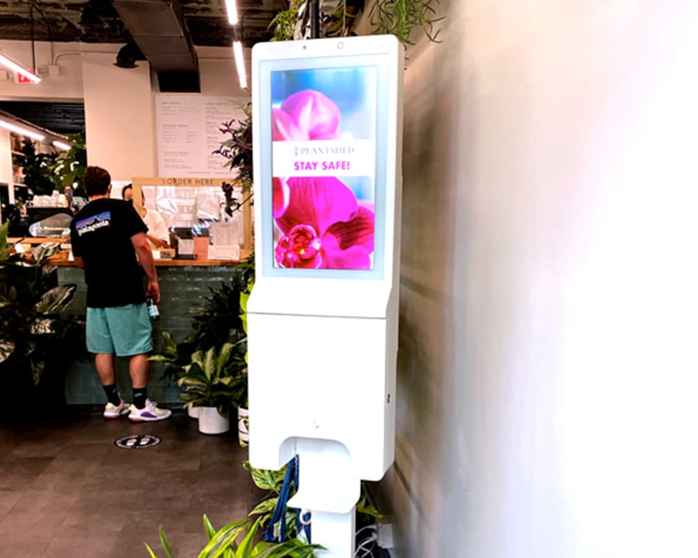 Digital Hand Sanitizer Kiosk with Digital Signage for Rental & Sale ...